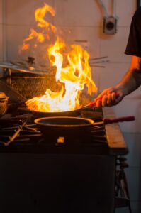 Cooking Oil Fire Extinguisher - What's Best for Burning Oil & Fat